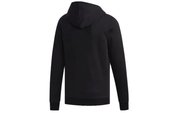 Adidas Neo Full-zip Hooded Jacket With Logo - Black