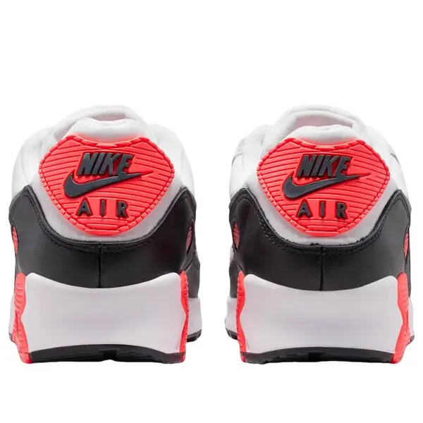 Nike Max 90 'infrared' Sneakers - White/particle Grey/light Smoke Grey