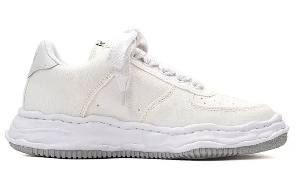 Mihara Yasuhiro Wayne Og Sole Canvas Low-top Sneakers - White