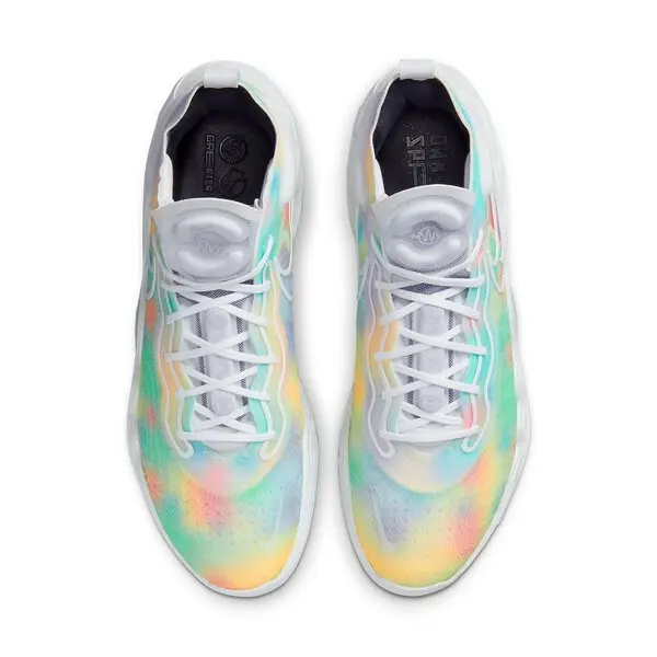 Nike Zoom G.t. Run Ep Tie Dye Athletic Sneakers - Multi Color/white/black