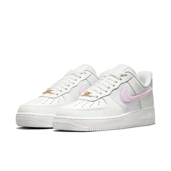 Nike Force 1 '07 Chenille Swoosh Sneakers - Pink/blue