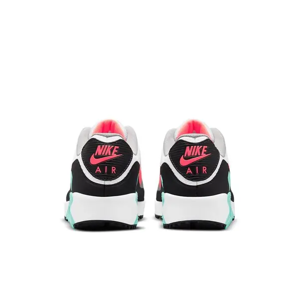 Nike Max 90 Golf Sneakers - White/gray/red