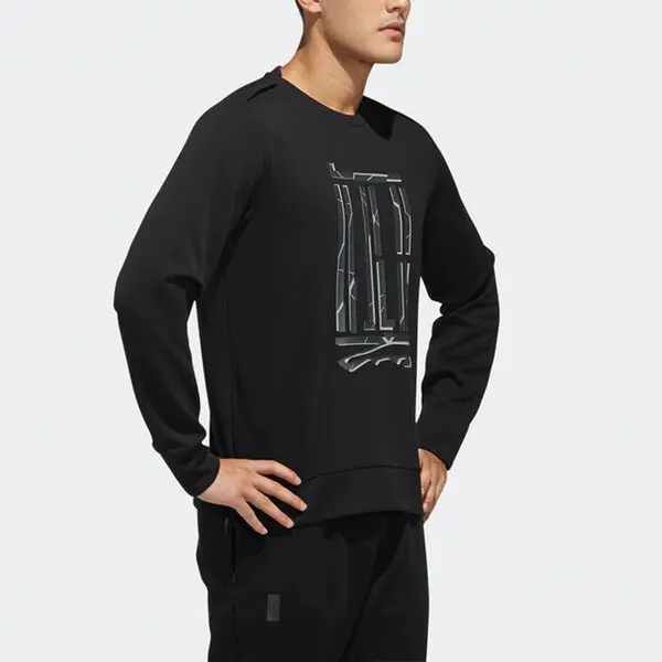 Adidas Graphic Print Crewneck Pullover