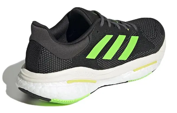 Adidas Solarglide 5 Athletic Sneakers - Core Black/solar Green/beam Yellow