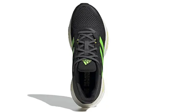Adidas Solarglide 5 Athletic Sneakers - Core Black/solar Green/beam Yellow