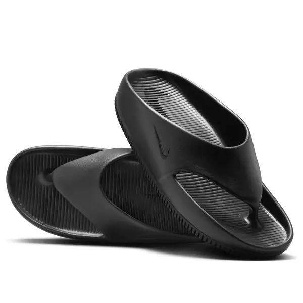 Nike Calm Slide "triple Black - Black/black