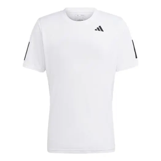 Adidas Club 3-stripes Tennis T-shirt - White