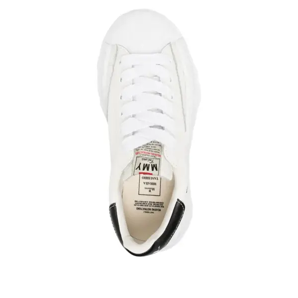 Mihara Yasuhiro Blakey Og Sole Embossed Leather Low Top Sneakers
