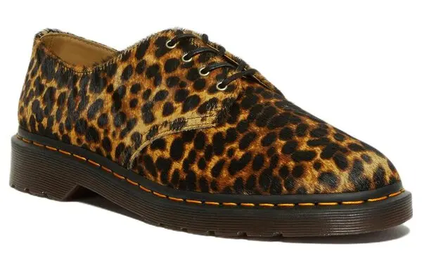 Dr. Martens 1461 Hair On Print Derby Shoes - Leopard