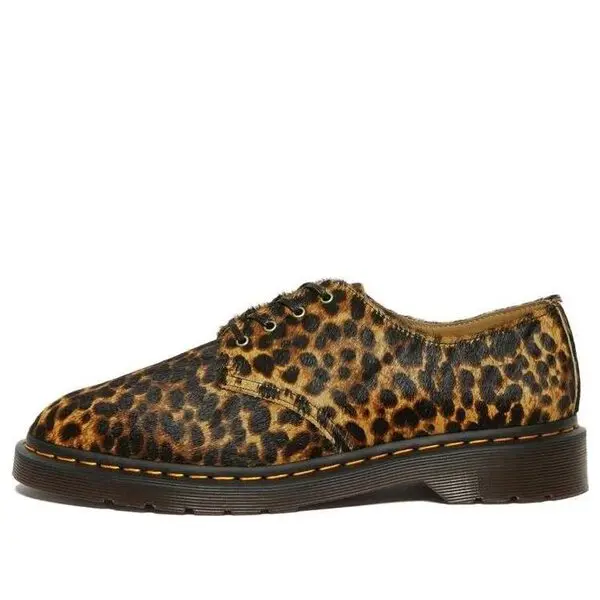 Dr. Martens 1461 Hair On Print Derby Shoes - Leopard