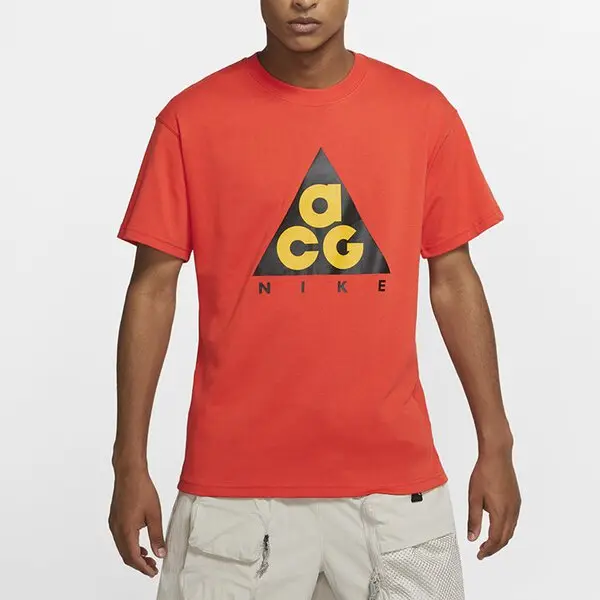Nike Printing Short Sleeve T-shirt - Red
