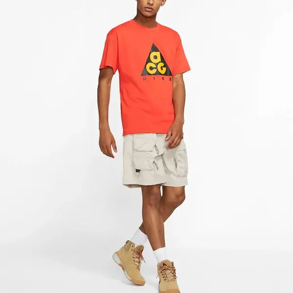 Nike X Printing Short Sleeve T-shirt - Red