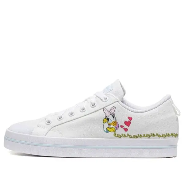 Adidas Neo Bravada Disney Casual Lace-up Sneakers - White/pink