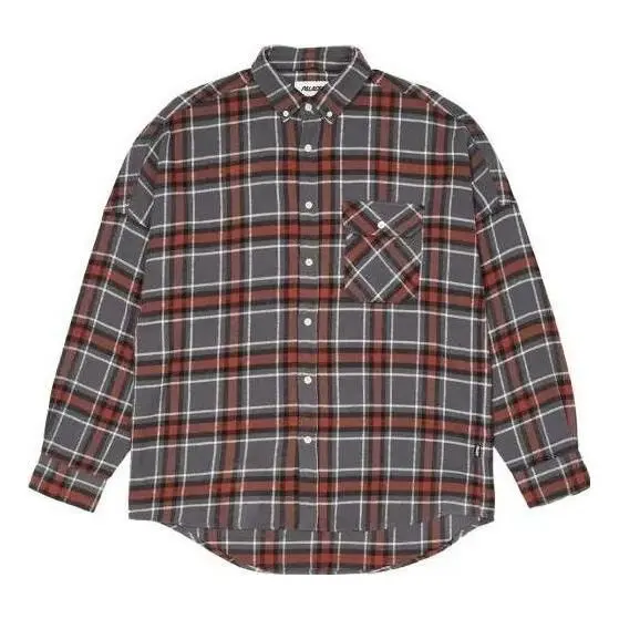 PALACE Fw22 Flannel Dpop Shoulder Shirt - Red