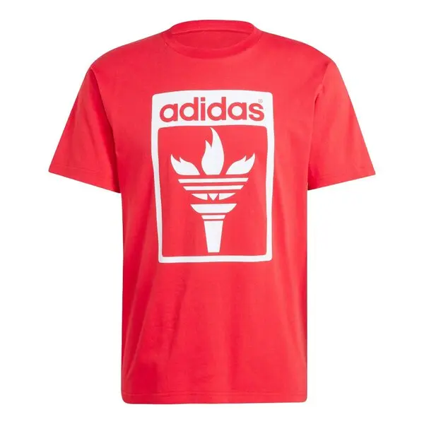 Adidas Trefoil Torch T-shirt Asia Sizing - Red