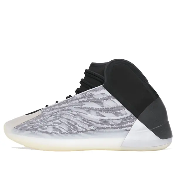 Adidas Yeezy Quantum High Top Sneakers - Silver/black