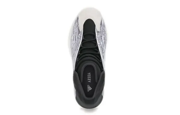 Adidas Yeezy Quantum High Top Sneakers - Silver/black