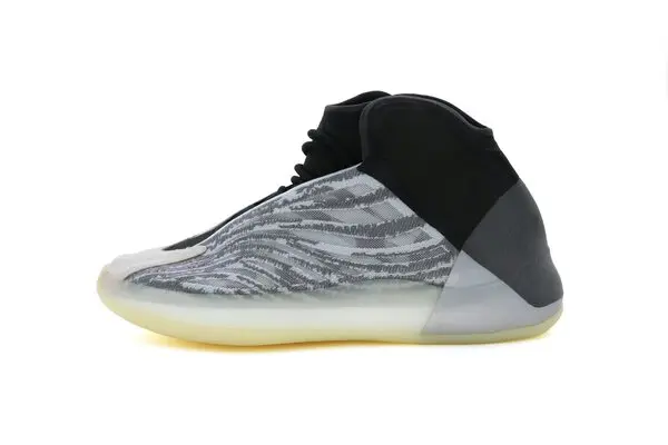 Adidas Yeezy Quantum High Top Sneakers - Silver/black