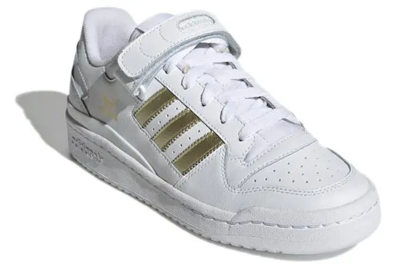 Adidas Forum Low Sneakers - White/gold