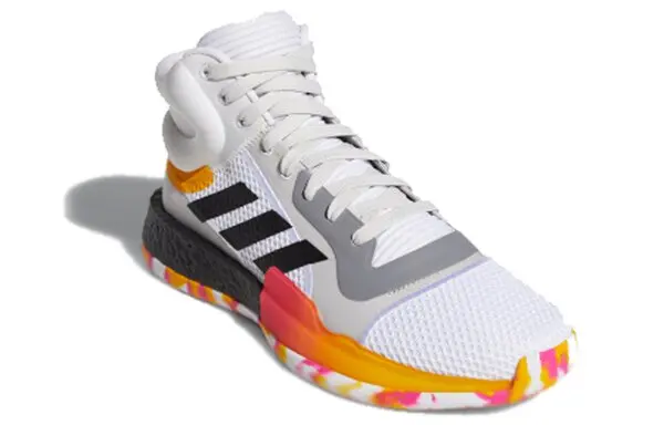 Adidas Marquee Boost High Top Sneakers - White