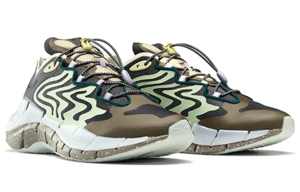 REEBOK Brain Dead X Zig Kinetica 2 "mad Science Aloe Green