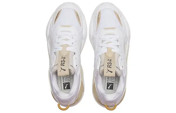 PUMA Rs-x Mono Metal Sneakers - White/gold