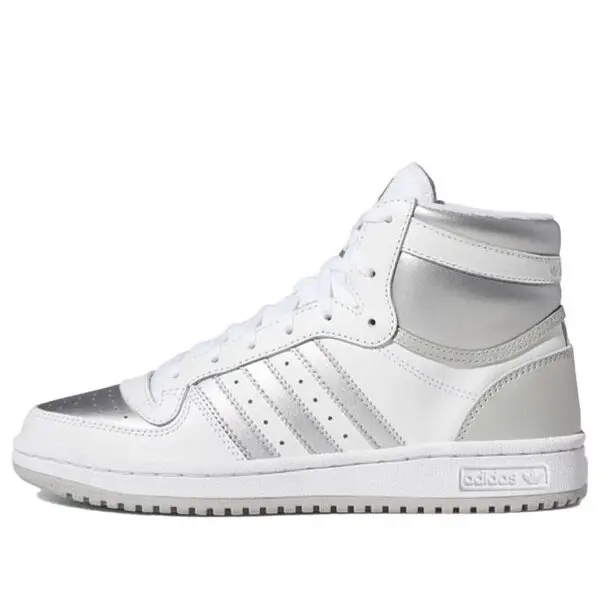 Adidas Top Ten Hi High Top Sneakers - Silver