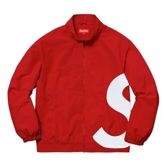 Supreme Logo Track Jacket - Red