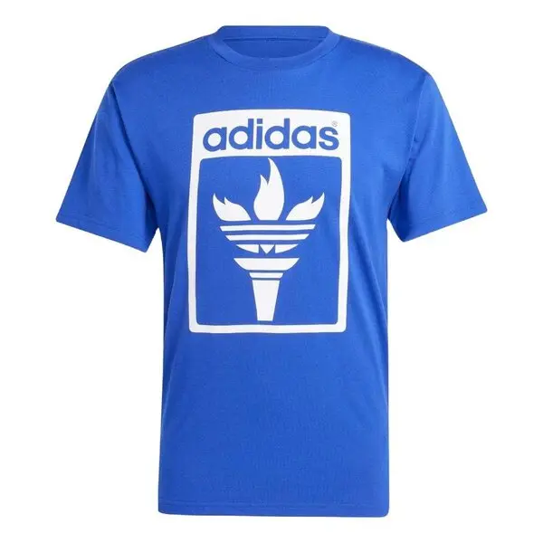 Adidas Trefoil Torch T-shirt Asia Sizing - Blue