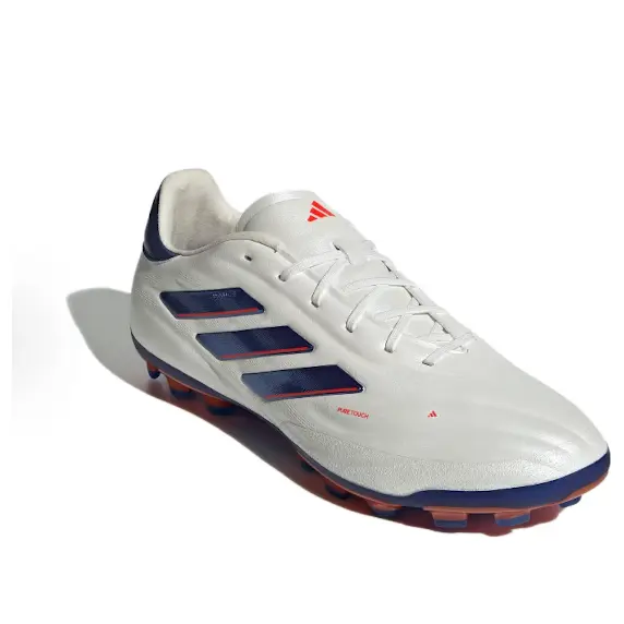 Adidas Copa Pure 2 Elite Ag Soccer Cleats - White/blue