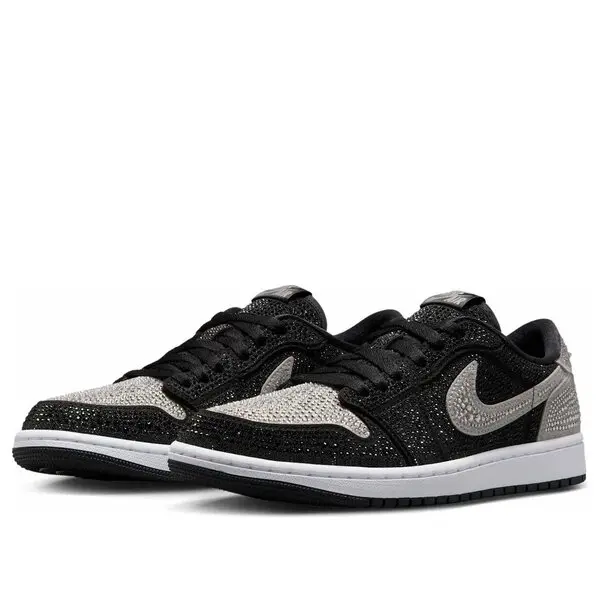 JORDAN Air 1 Retro Low Og Swarovski 'stealth