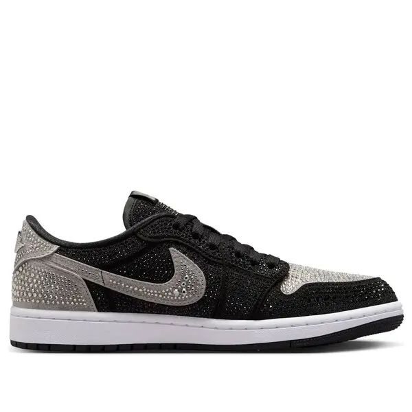 JORDAN Air 1 Retro Low Og Swarovski 'stealth