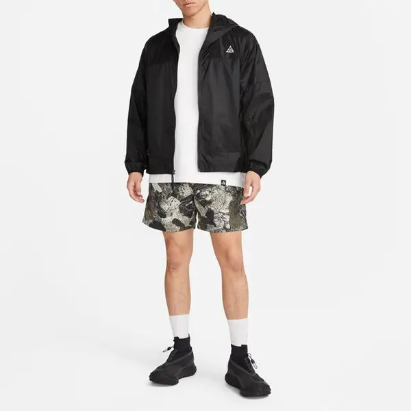 Nike Color Block Pattern Lacing Casual Shorts