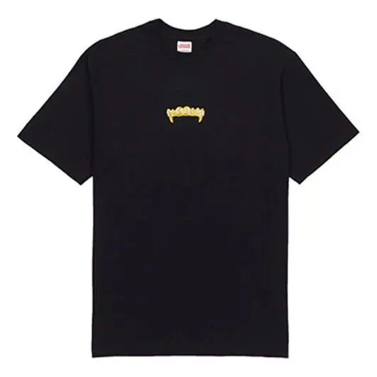 Supreme Ss19 Fronts Tee Short Sleeve Round Neck - Black