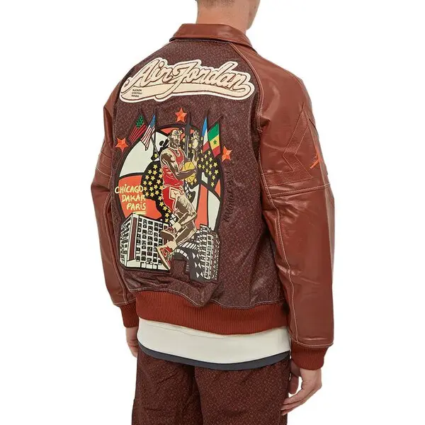 JORDAN X Maison Château Rouge Bomber Jacket