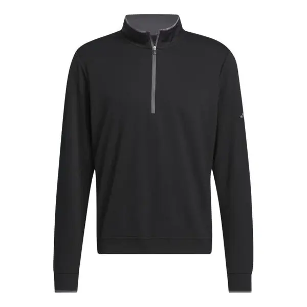 Adidas Lightweight Half-zip Top - Black