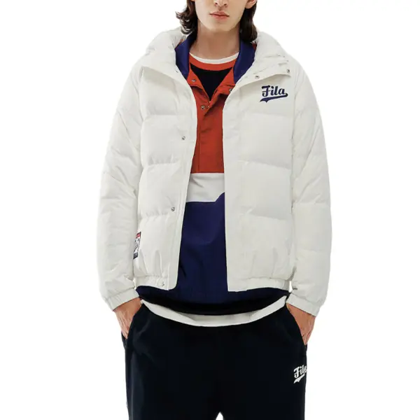FILA FUSION Logo Print Down Jacket