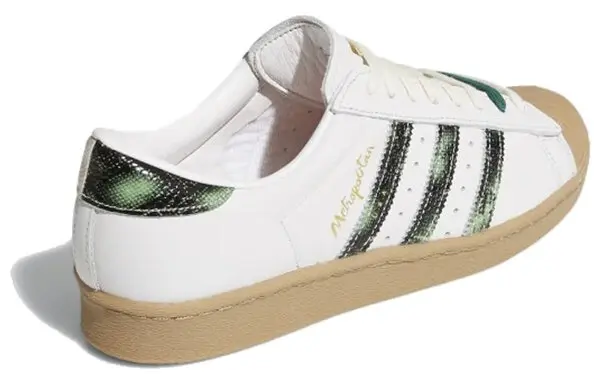 Adidas Metropolitan X Superstar 80 Gum Sole Sneakers - White