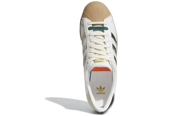 Adidas Metropolitan X Superstar 80 Gum Sole Sneakers - White