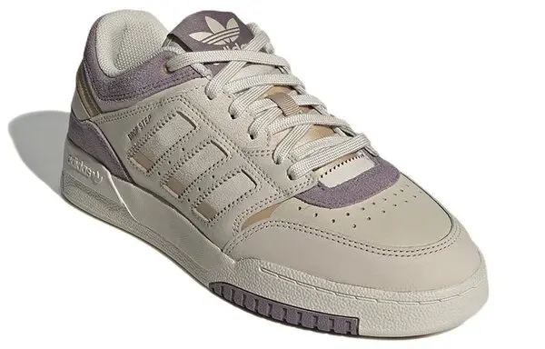 Adidas Originals Drop Step Low Sneakers - White/purple
