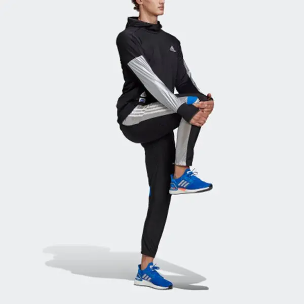 Adidas Space Running Sports Splicing Hoodie