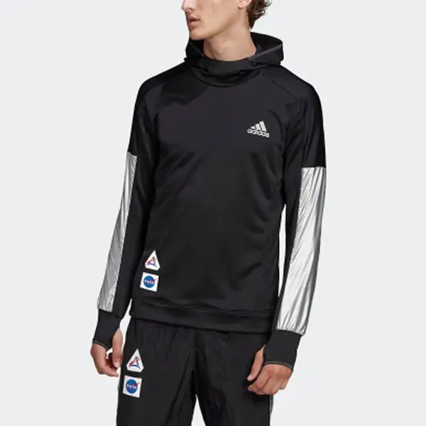 Adidas Space Running Sports Splicing Hoodie