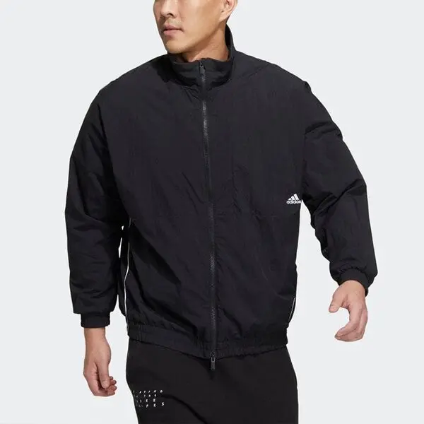 Adidas Stand Collar Zip-up Woven Jacket - Default Color