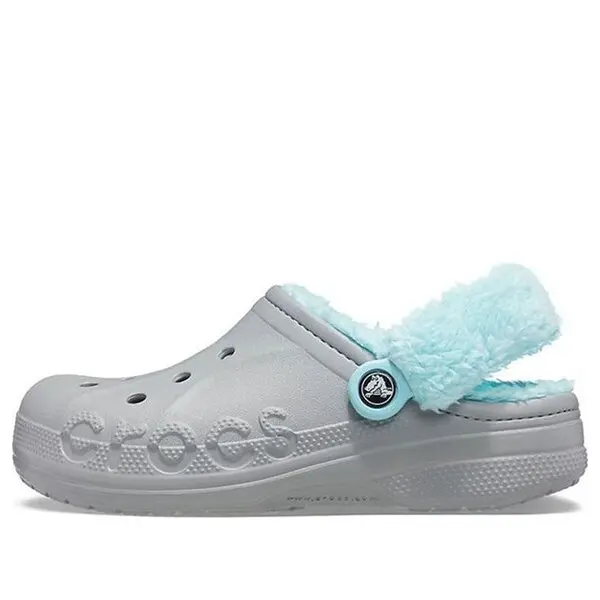 CROCS Classic Lined Clogs - Light Gray/blue