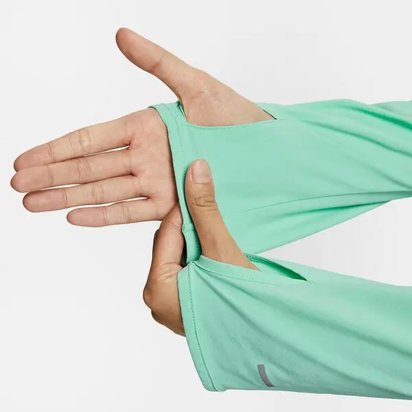 Nike Swift Uv Running Jacket - Jade Green
