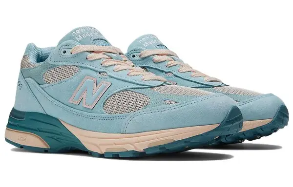 NEW BALANCE X Joe Freshgoods 993 Made In Usa Sneakers - Blue/green