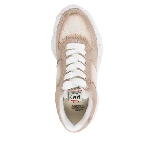 Mihara Yasuhiro Wayne Og Sole Effect Canvas Low Top Sneakers