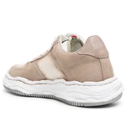 Mihara Yasuhiro Wayne Og Sole Effect Canvas Low Top Sneakers