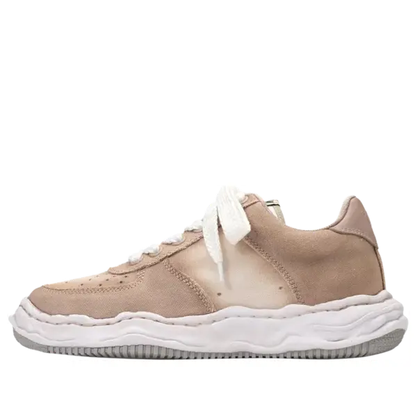 Mihara Yasuhiro Wayne Og Sole Effect Canvas Low Top Sneakers - Brown