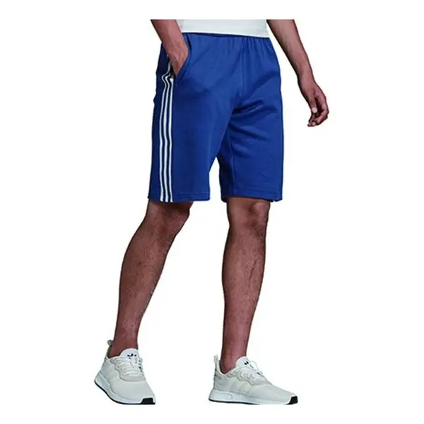 Adidas Originals Lockup Lng Shrt Side Stripe Sports Shorts - Blue
